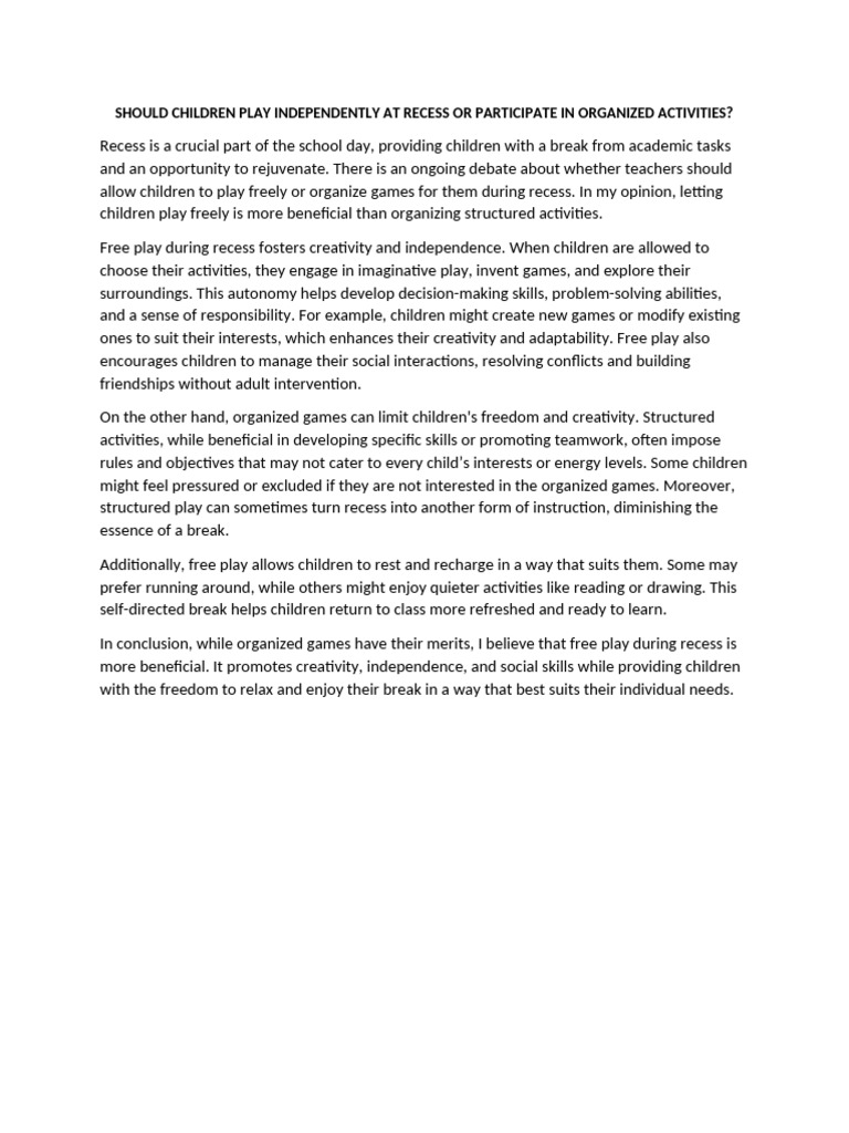 Extra Writing Task Unit 8 | PDF