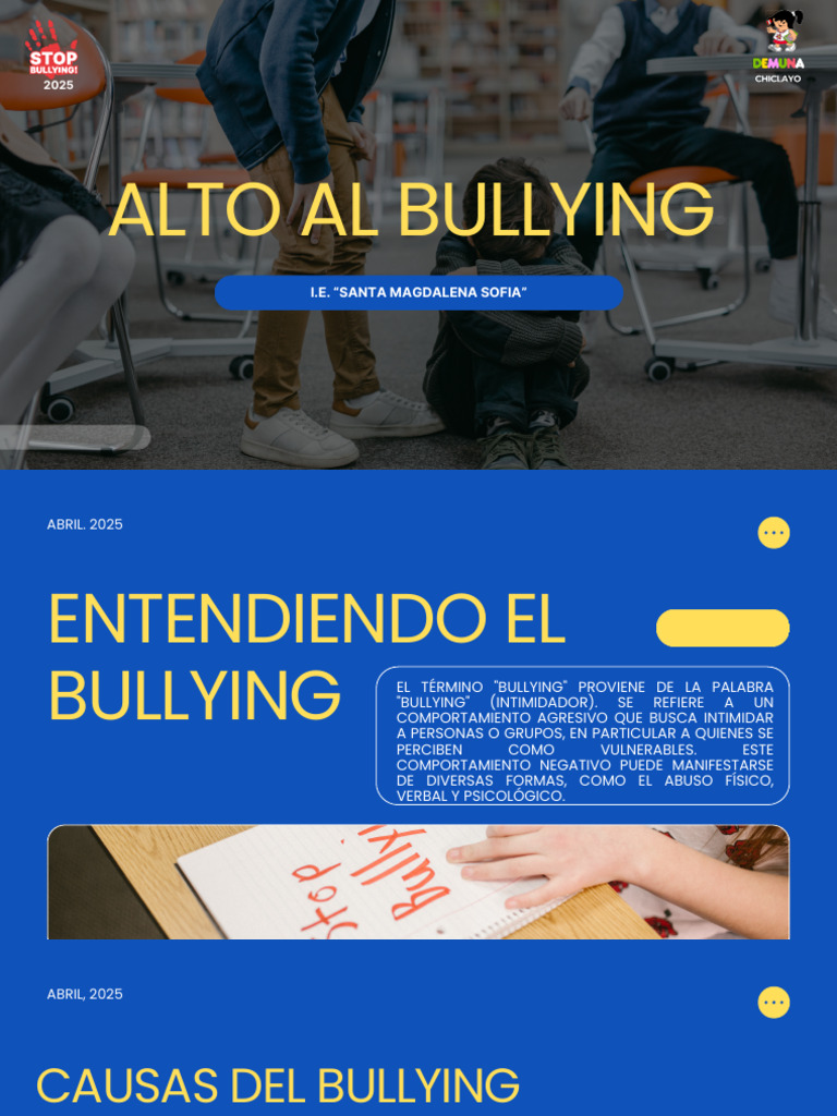Entendiendo el Bullying Escolar | PDF | Agresión | Sicología