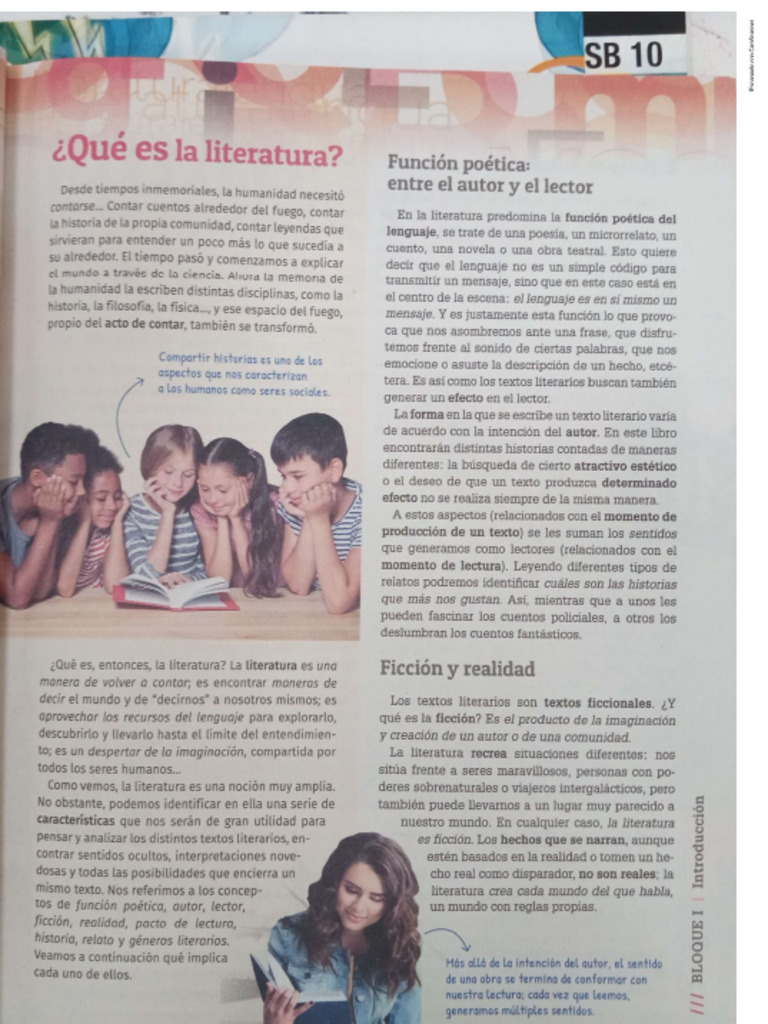 Concepto de Literatura. Géneros Literarios | PDF