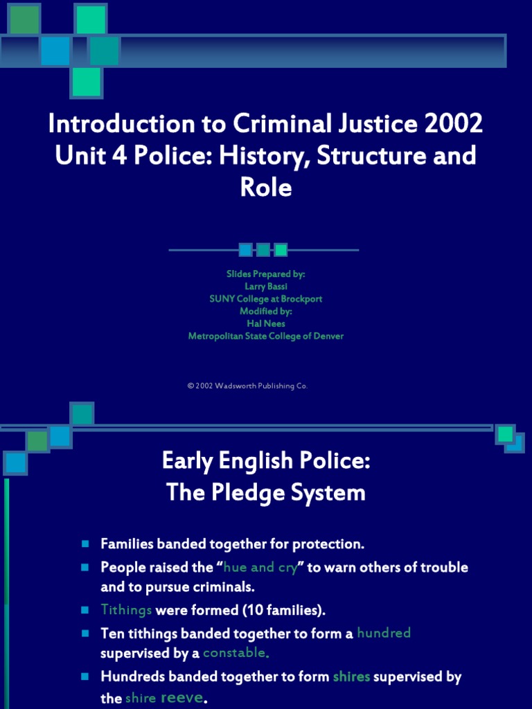 History and Structure of Policing | PDF | Law Enforcement Agency | Police