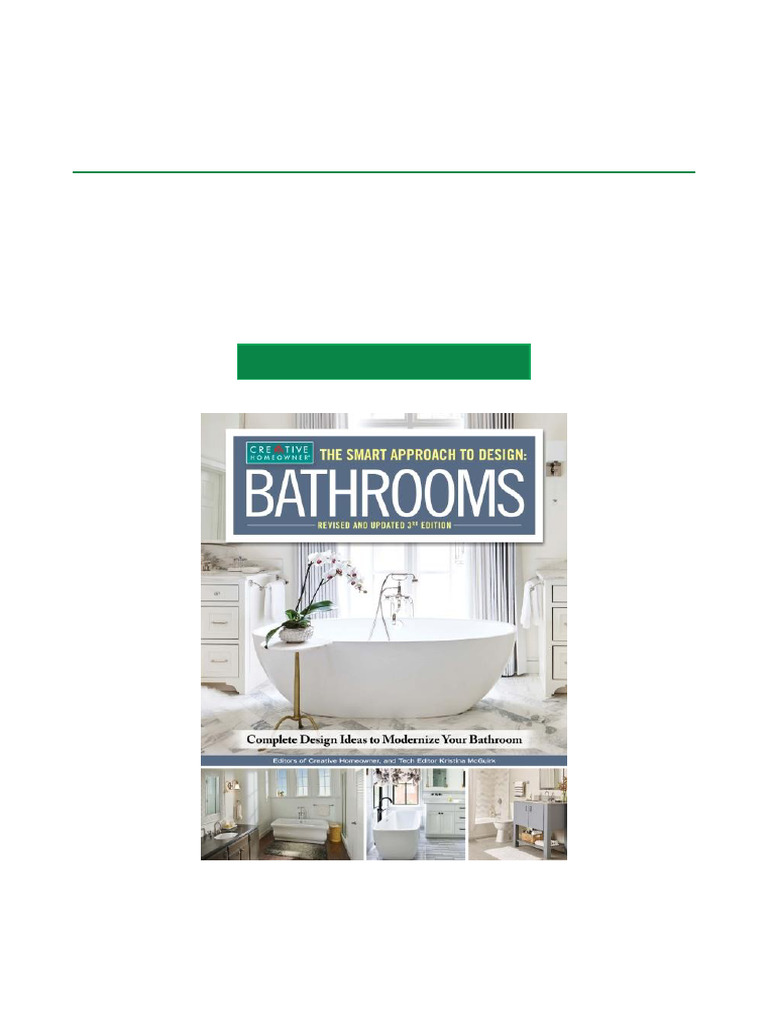 Smart Approach To Design Bathrooms, Revised and Updated 3rd Edition ...