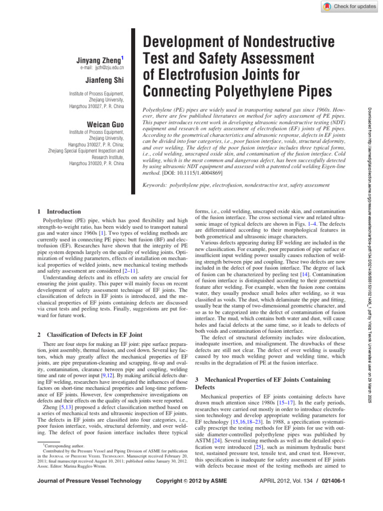 Development of Nondestructive | PDF | Welding | Construction