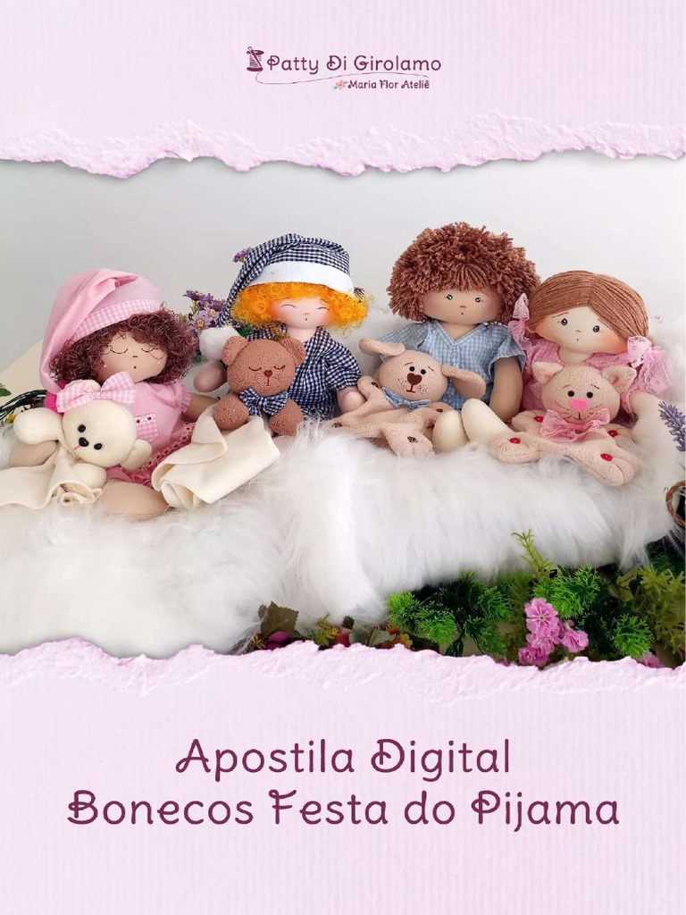 bonecos-festa-do-pijama_ maria flor | PDF | Costura