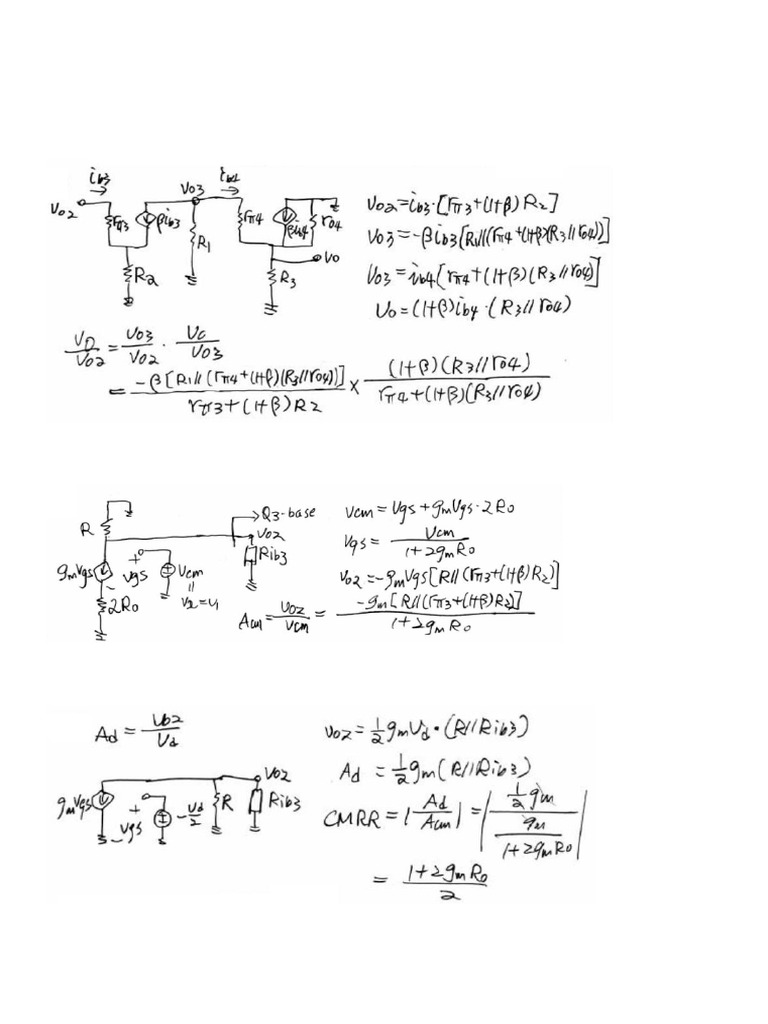 Electronitcs II2022 Ex4 Solution | PDF