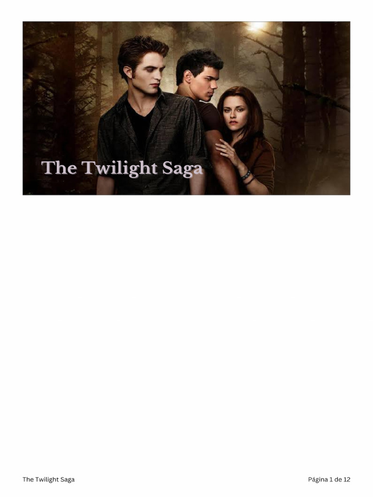 The Twilight Saga | PDF