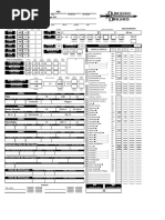 Ficha D&D 3 (Ficha Monge) | PDF