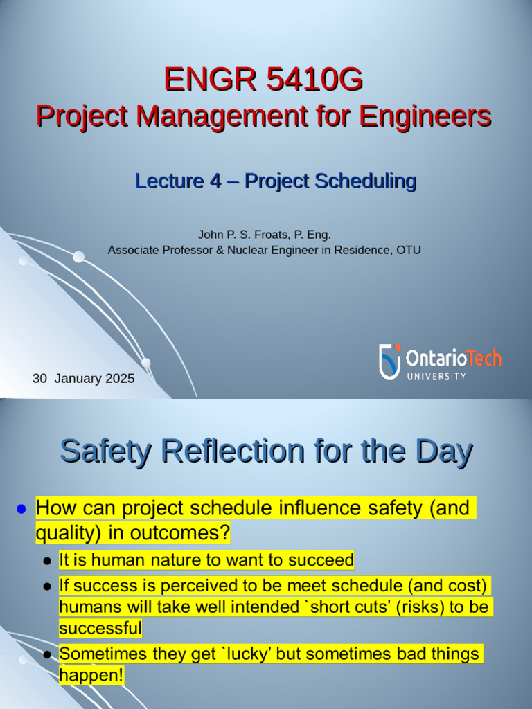 Lecture 4a ENGR 5410G Jan 2025 JPF | PDF