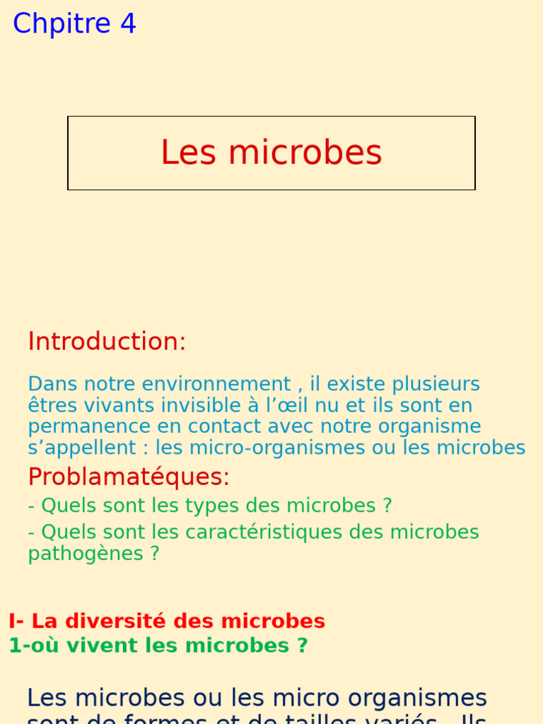 les microbes | PDF