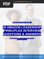 Leadership Principles at Amazon | PDF | Leadership | Goal