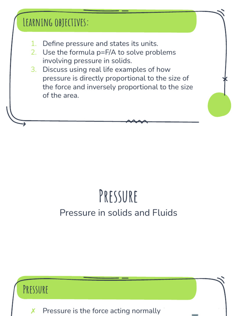 Defining Pressure and Its Units | PDF | Pressure | Density