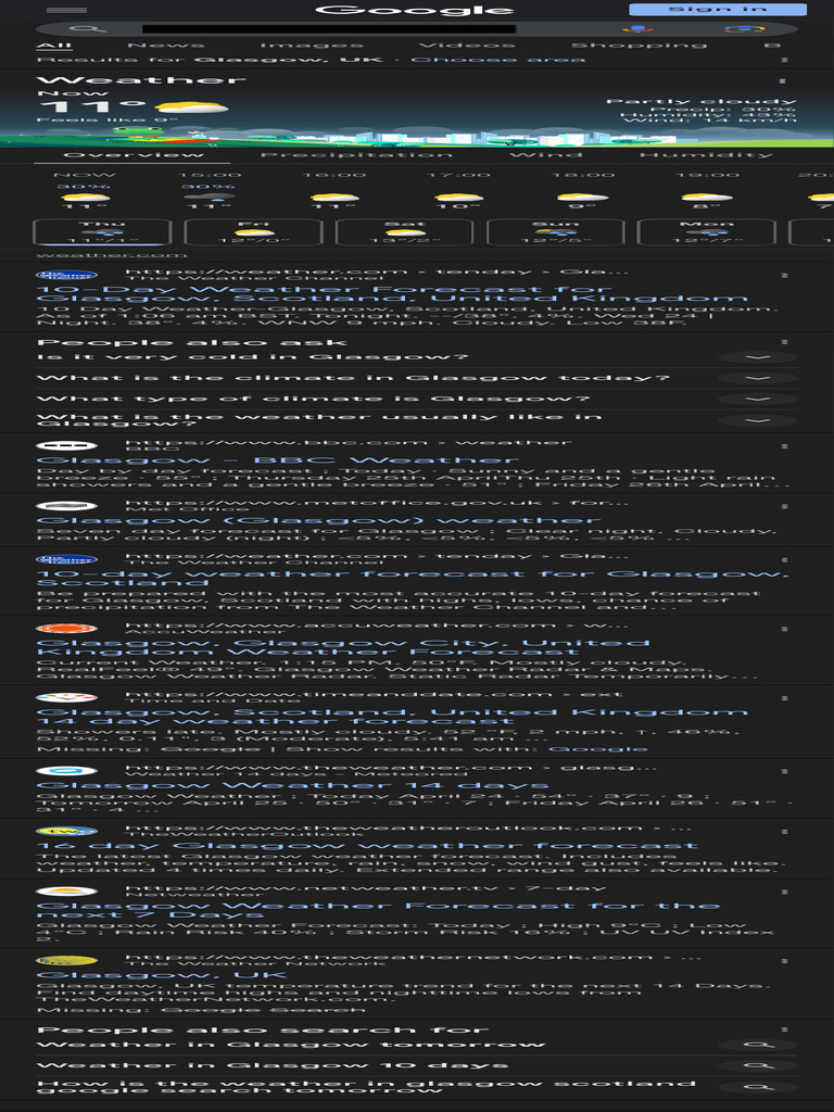 How Is The Weather in Glasgow Scotland - Google Search - Google Search ...