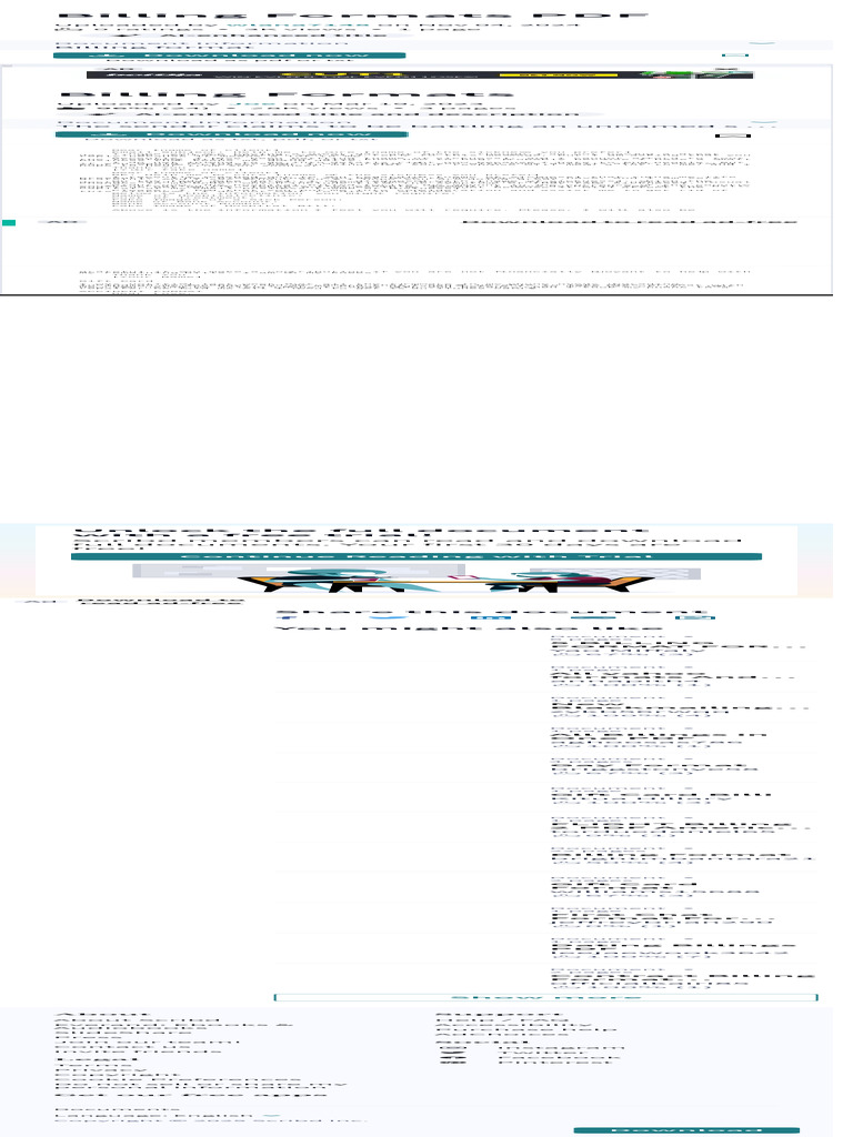 Billing Formats PDF PDF Scribd | PDF | Scribd | Computing