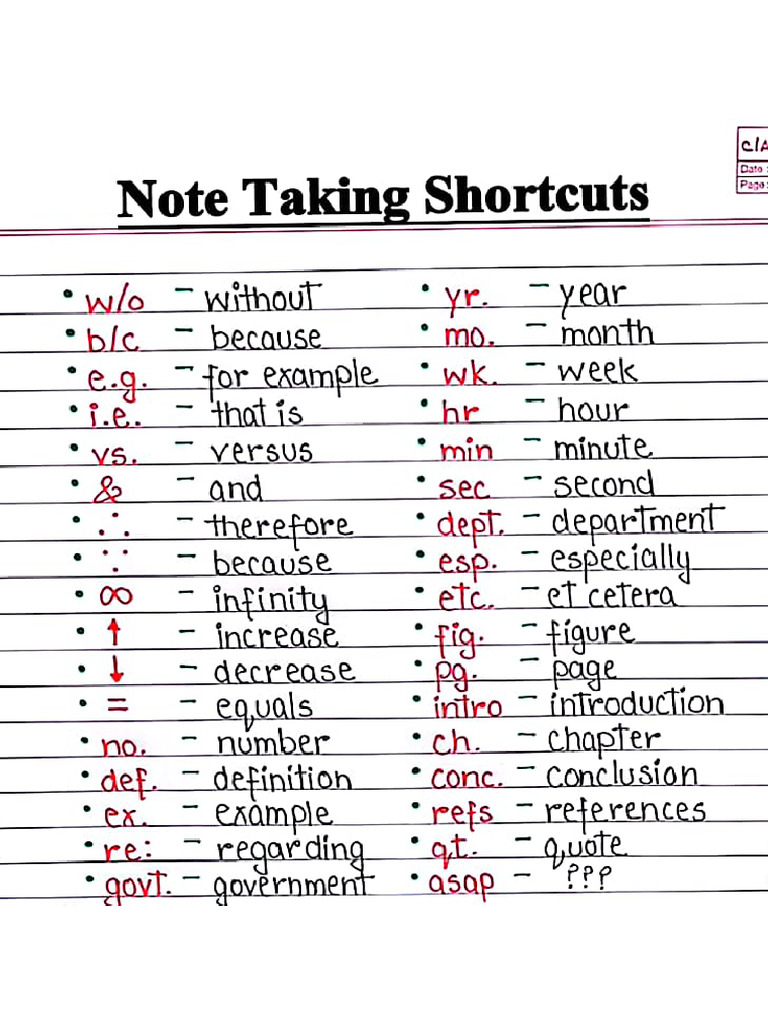 Shortcuts | PDF