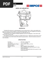 IMPCO Model CA100 Caburetor | PDF | Carburetor | Engines