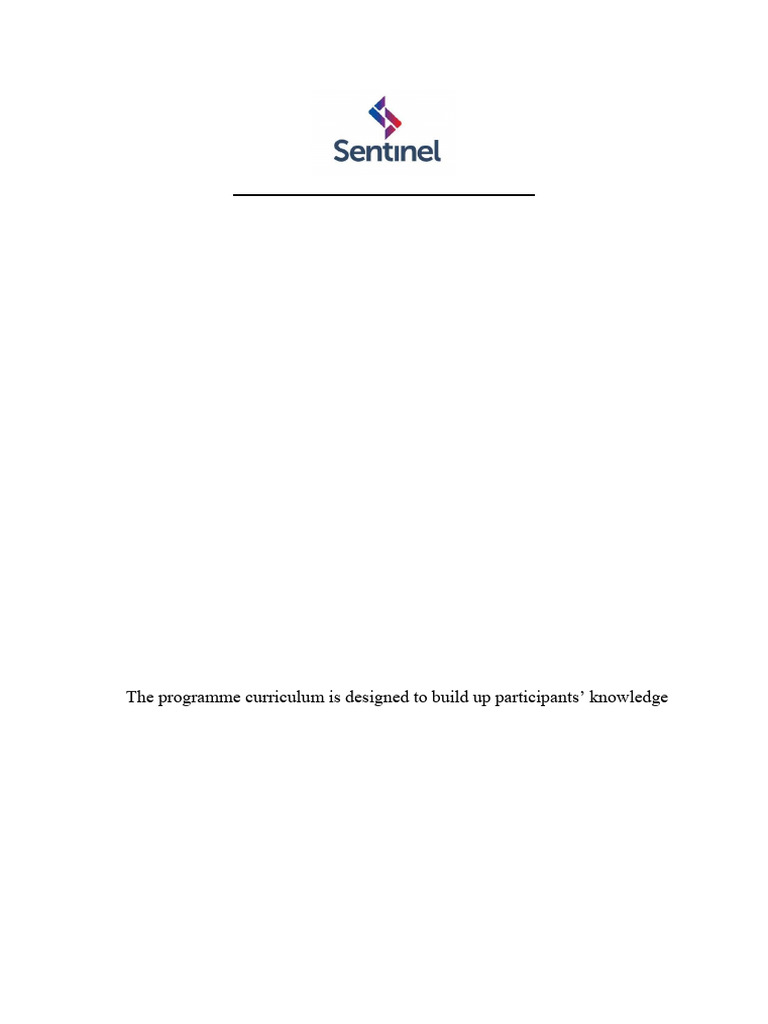 Sentinel Programme FAQ 2025 | PDF