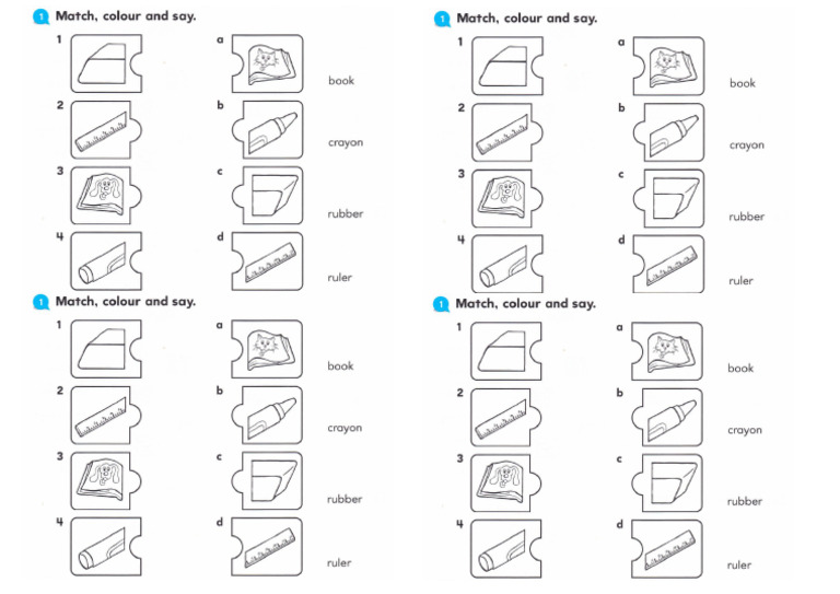 School Objects Class 2 | PDF
