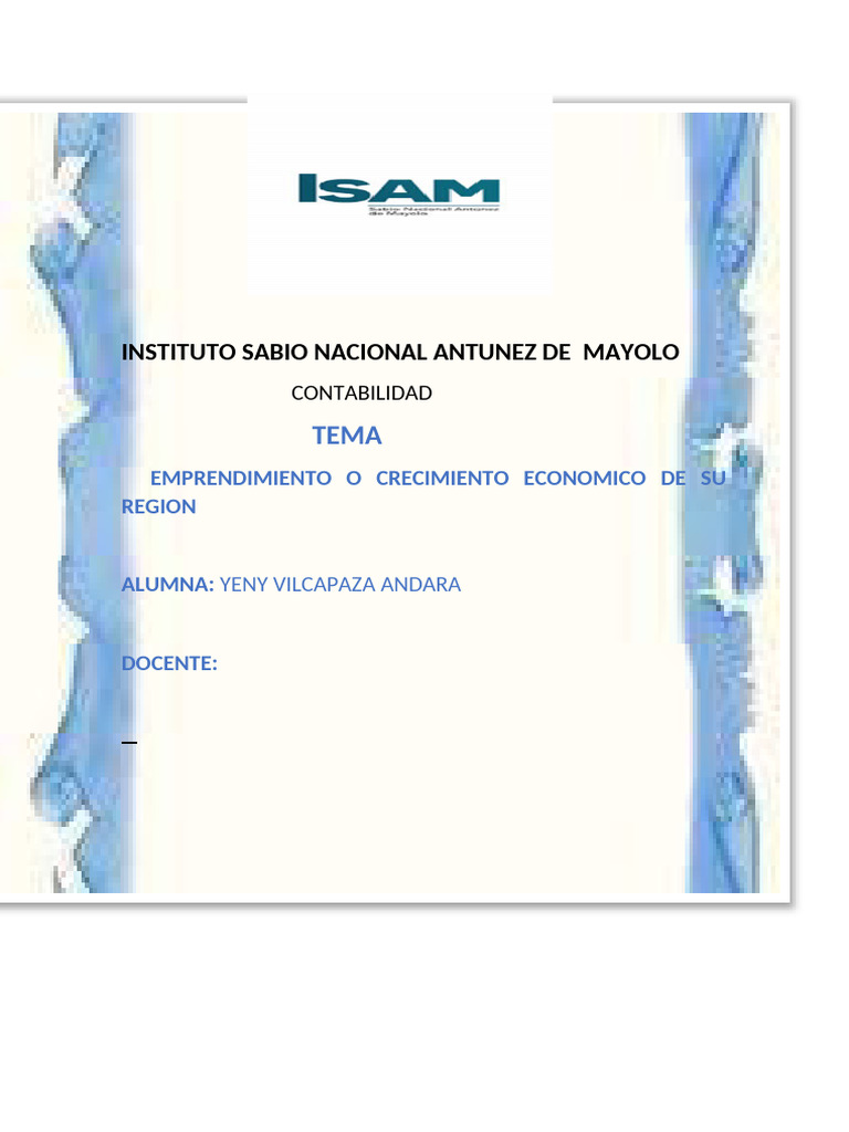 Instituto Sabio Nacional Antunez de Mayolo Yeny | PDF