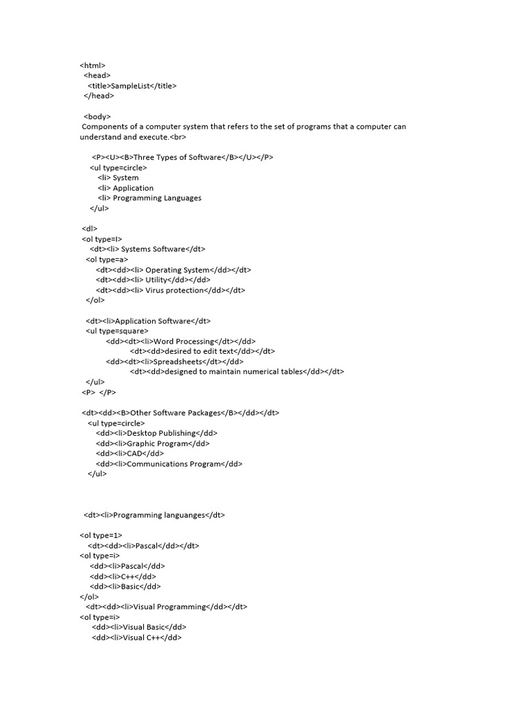 Overview of Computer Software Types | PDF