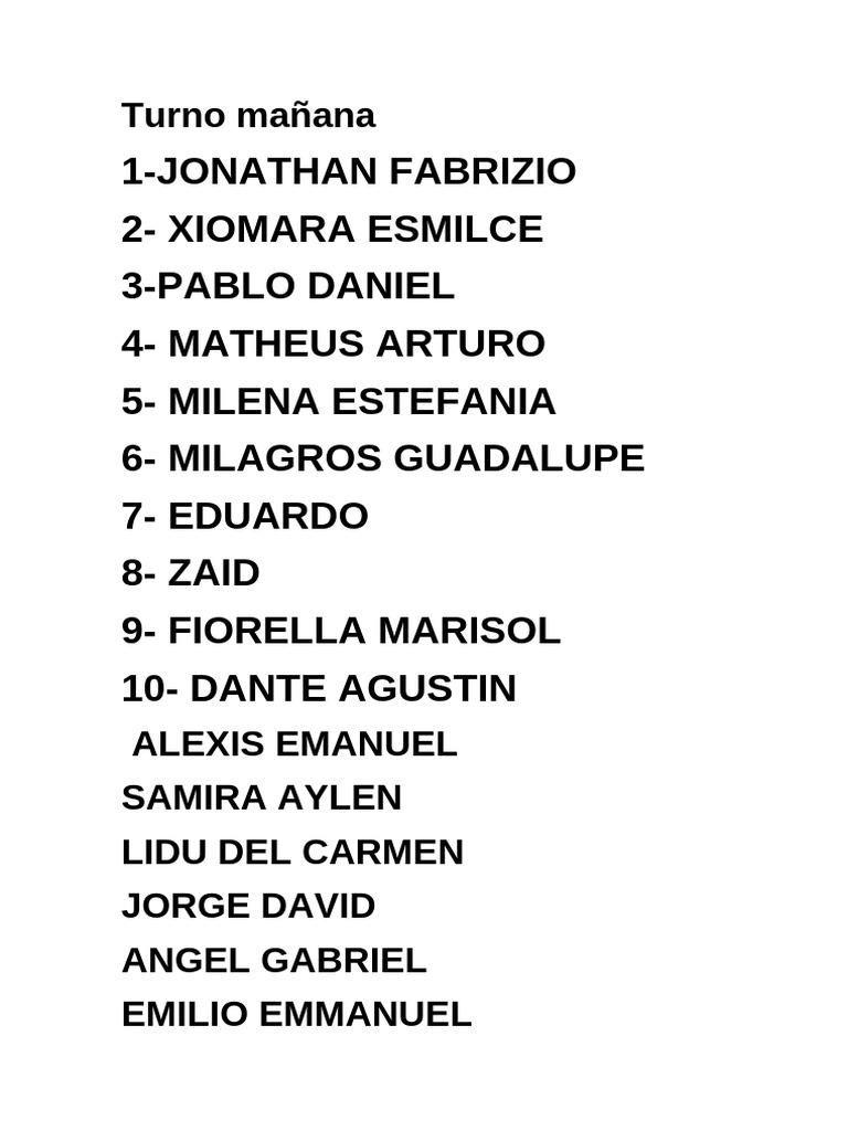 Lista 2024 | PDF