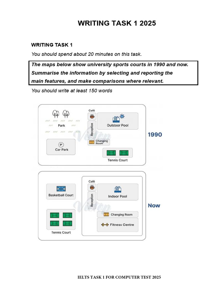 Ielts Task 1 Prediction 2025 For Computer Test | PDF | International ...