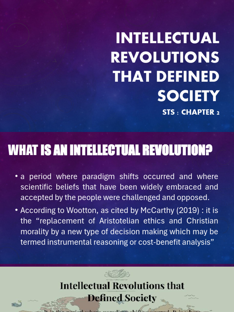 02 Intellectual Revolutions That Defined Society | PDF | Heliocentrism ...