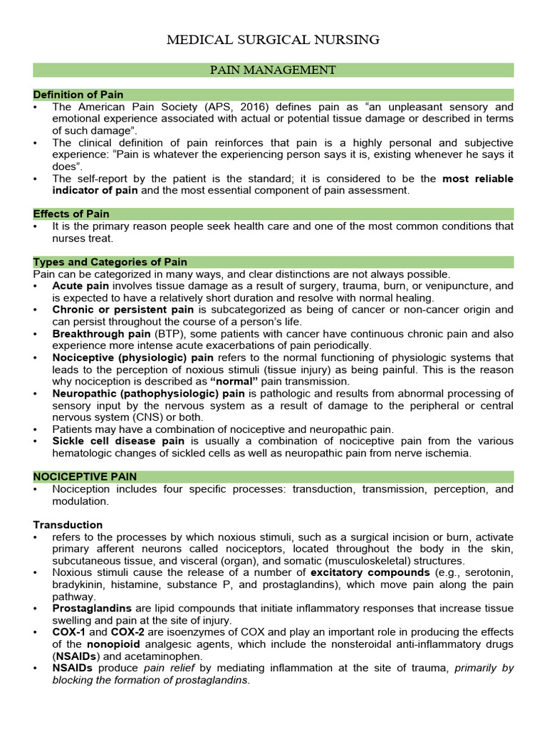 Pain Management | PDF | Opioid | Analgesic