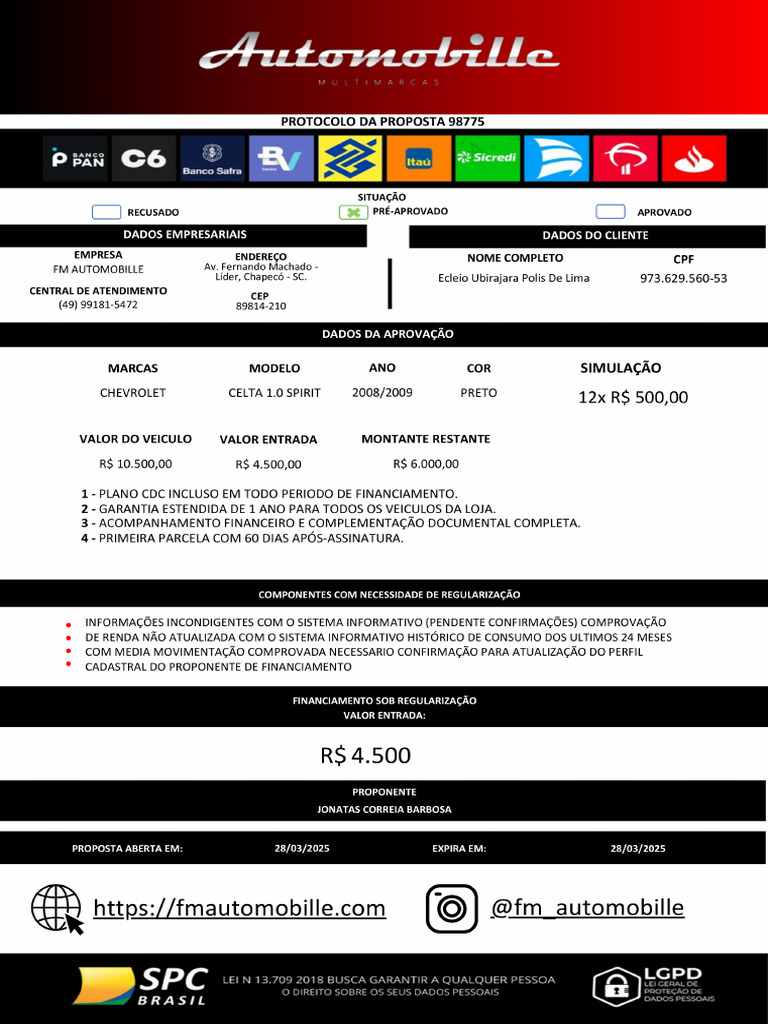 Simulação Ecleio Ubirajara Polis de Lima | PDF