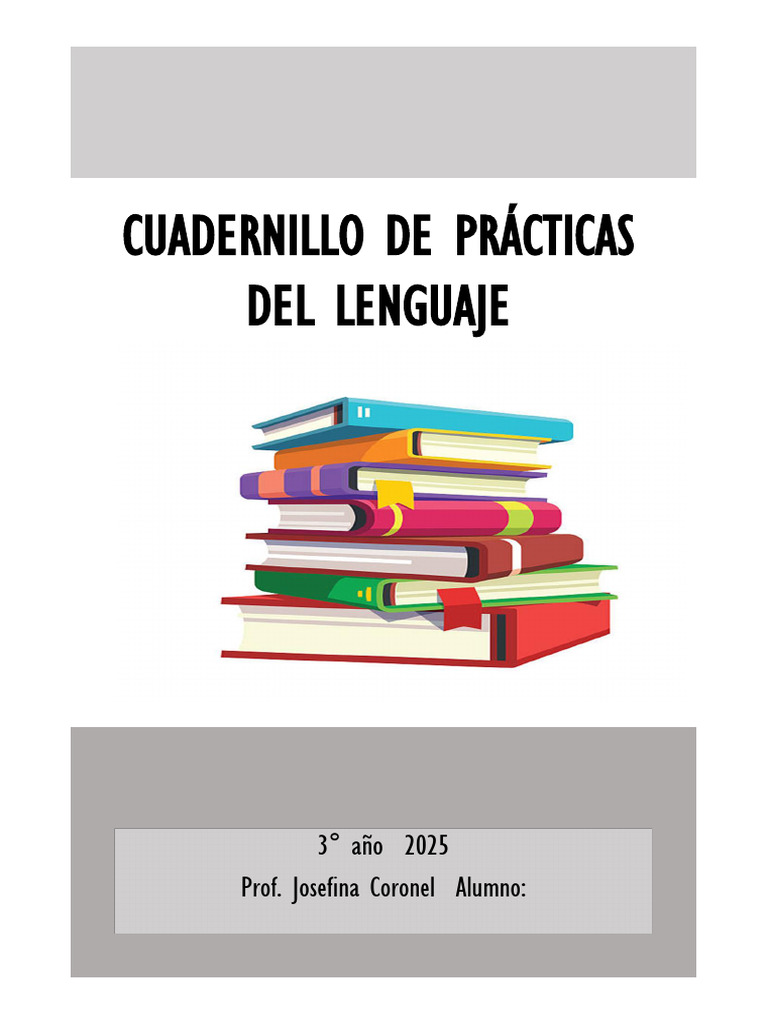 Cuadernillo 3a 2025 CDB | PDF | Novelas | Narración