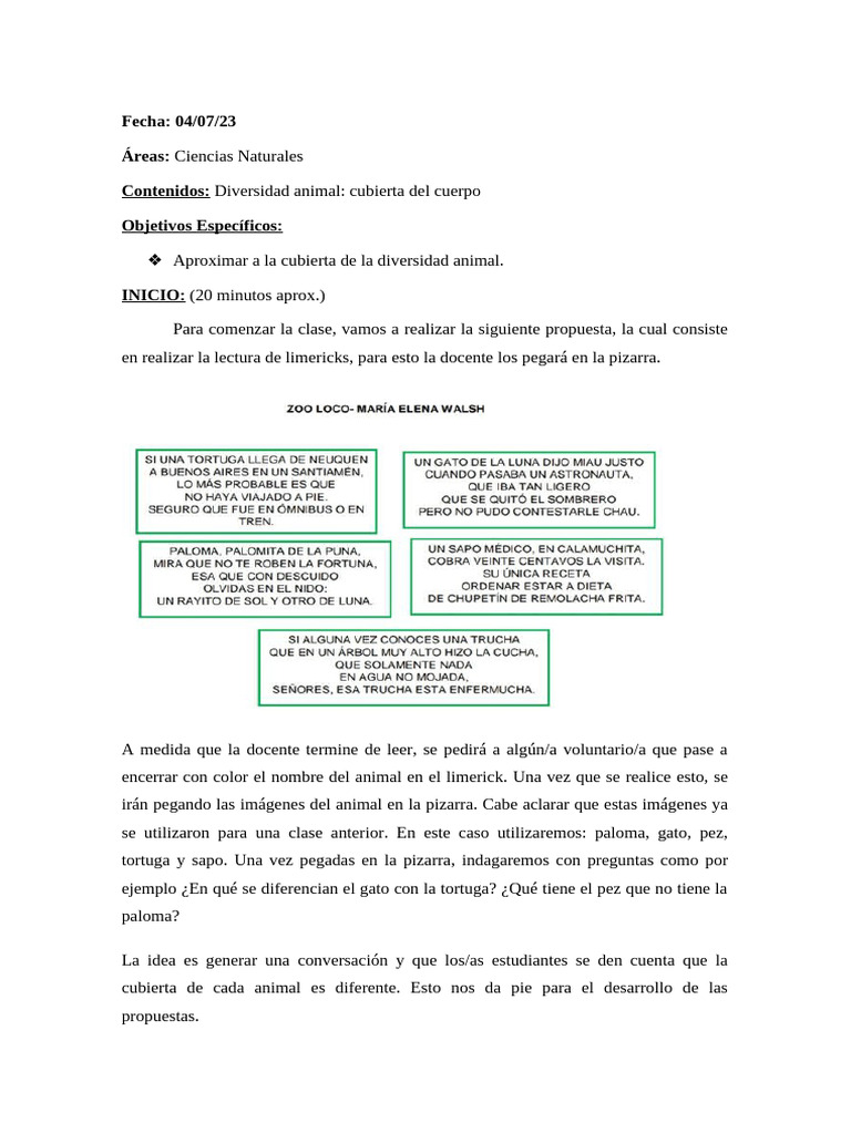 Clase Con Limerick | PDF