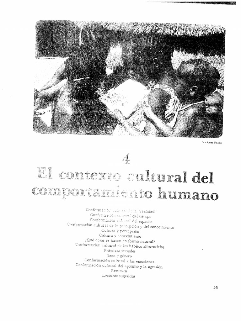 El Contexto Del Comportamiento Humano | PDF