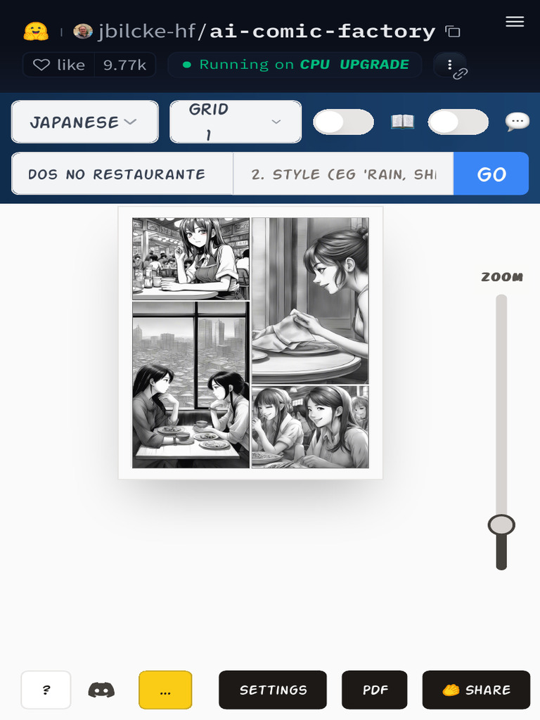AI Comic Factory - a Hugging Face Space by jbilcke-hf | PDF