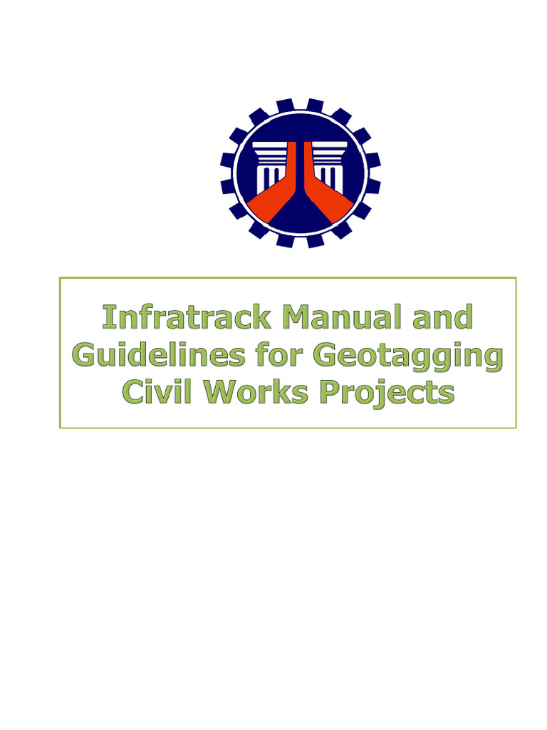 Infratrack Manual and Guidelines For Geotagging Civil Works Projects-March2018 | PDF | Mobile ...
