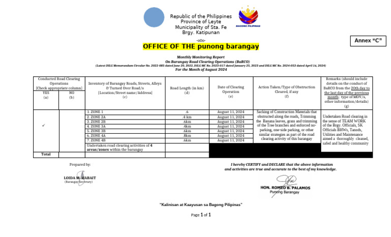 Annex-C - Barangay-BaRCO-Monthly-Monitoring-Report-Template-with-PBs ...