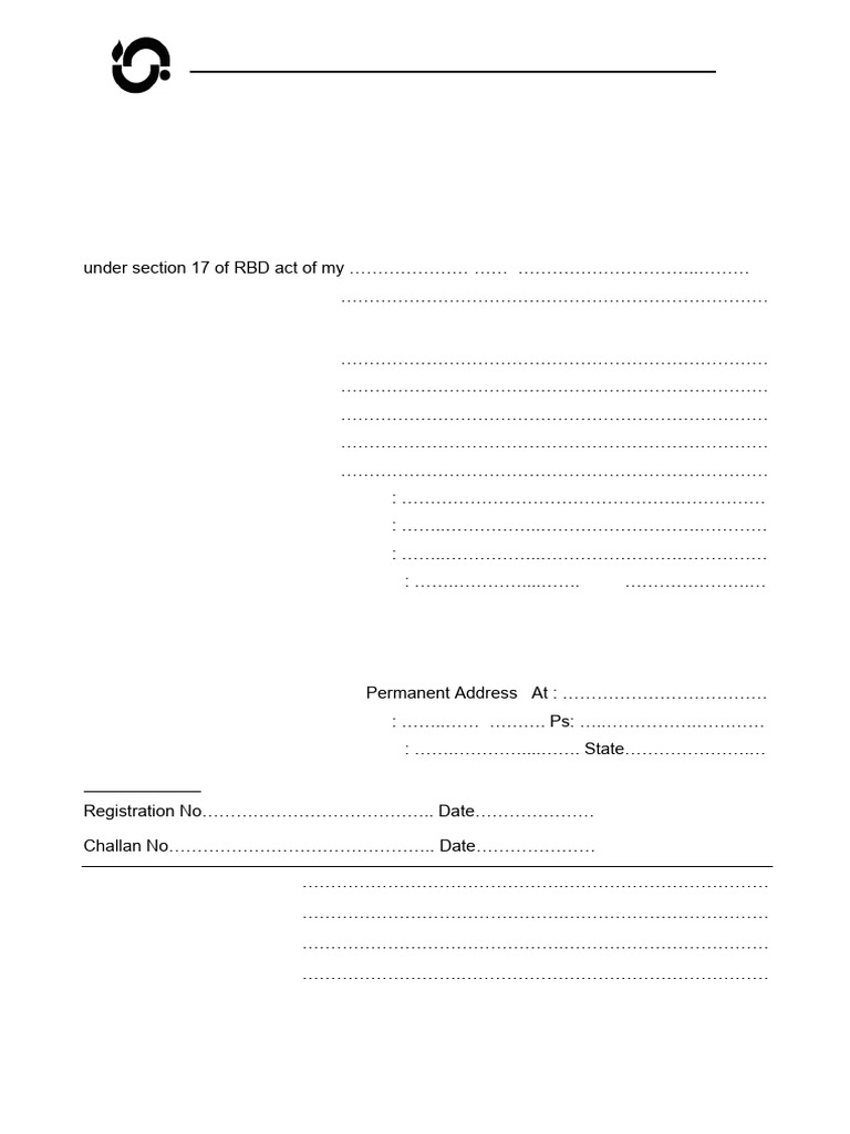 Death Application Form | PDF