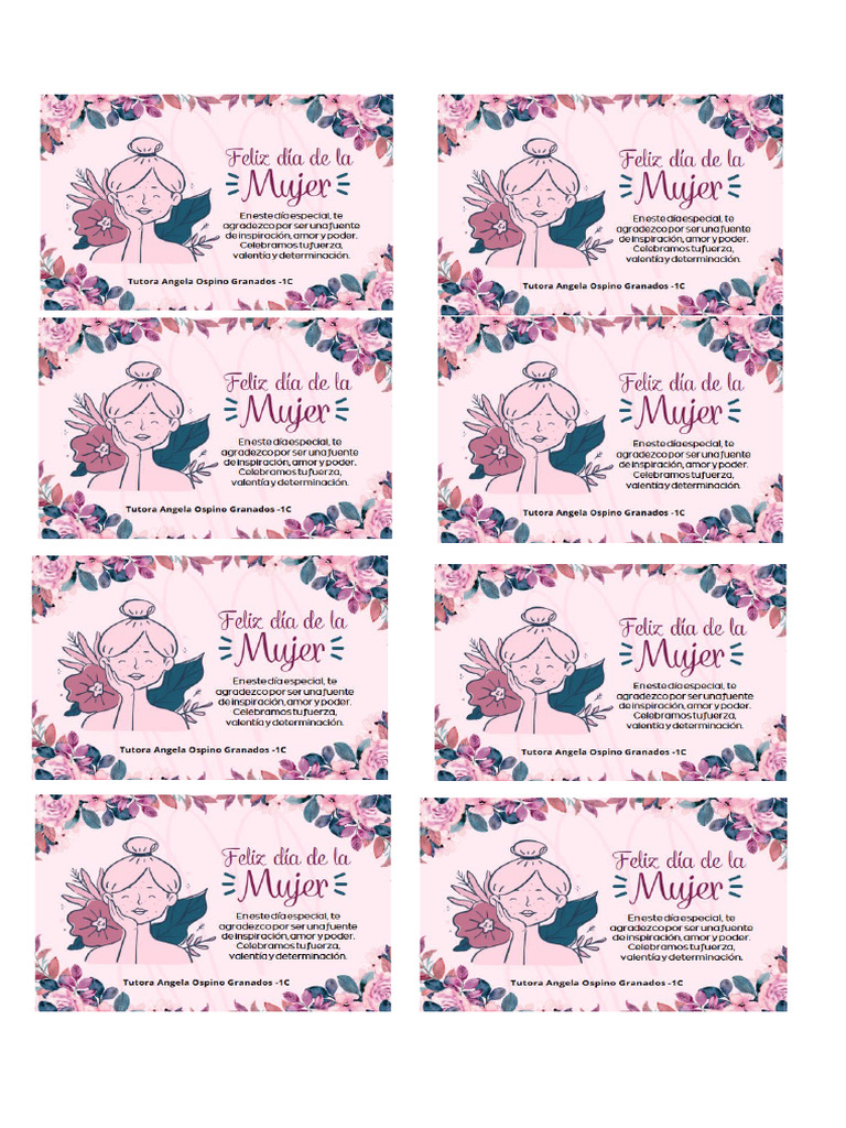 Dia de La Mujer SOLAPIN | PDF