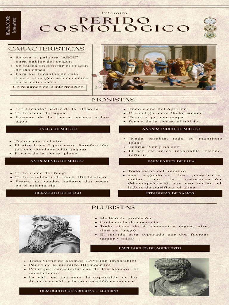 Filosofía Griega: Monistas y Pluralistas | PDF | Filosofía griega ...