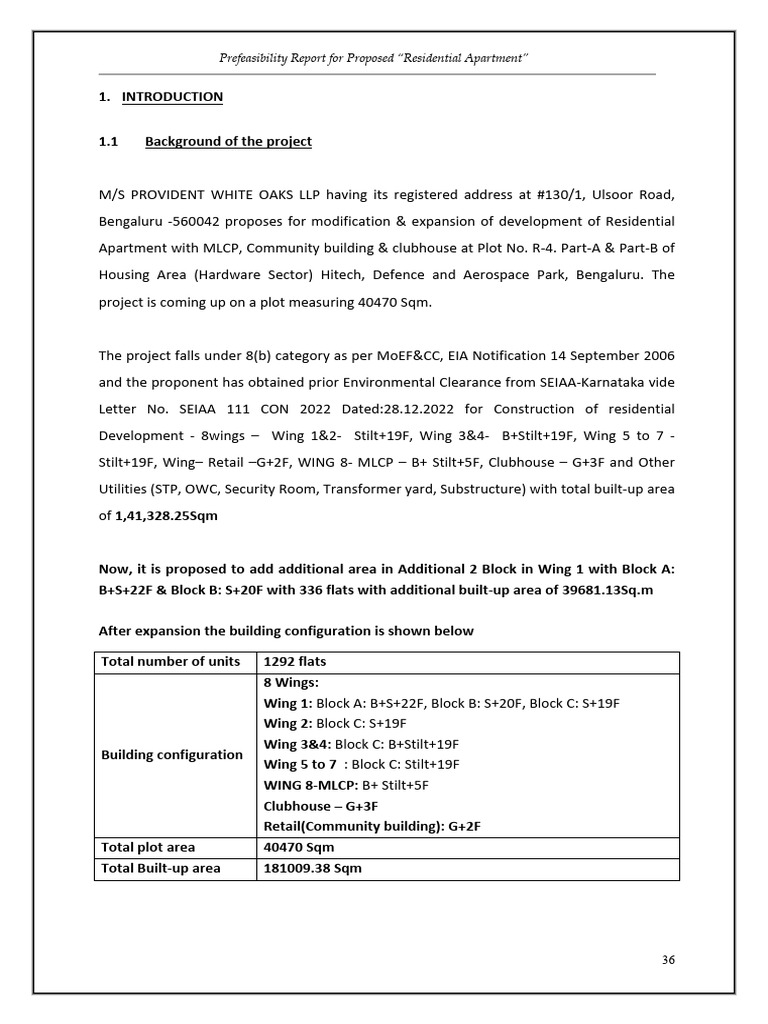 5.Annexure-Pre-feasibility Report (PFR) | PDF | Sewage Treatment | Sewage