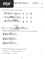 Abrsm Theory g5 Sample Papers (New Format) | PDF
