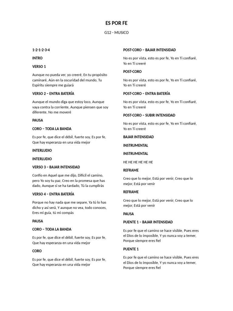 Es Por Fe G12 | PDF