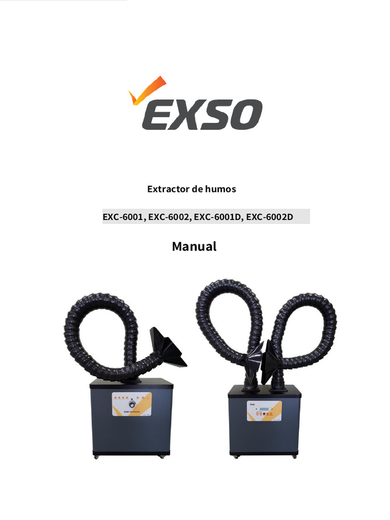 Extractor de Humos EXC6002 | PDF | Control remoto | Cambiar