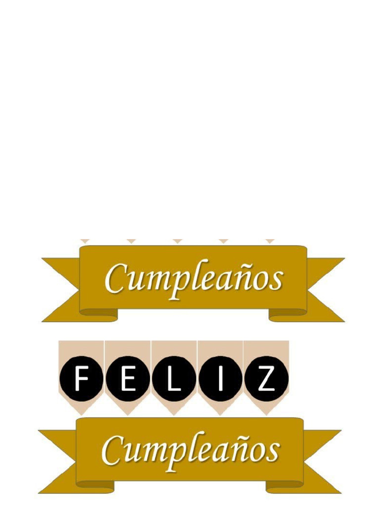 Banderines Cumpleaños Pdf