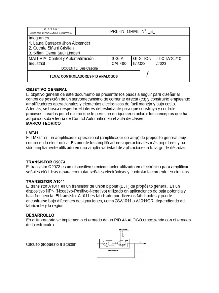 Lab 8-1 | PDF | Transistor | Transistor de unión bipolar