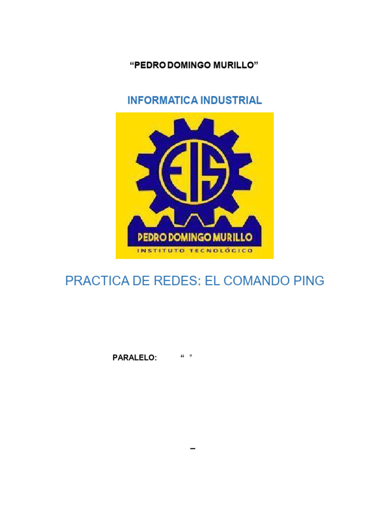 Comando Ping en Redes Windows: Guía Práctica | PDF | Ingeniería ...