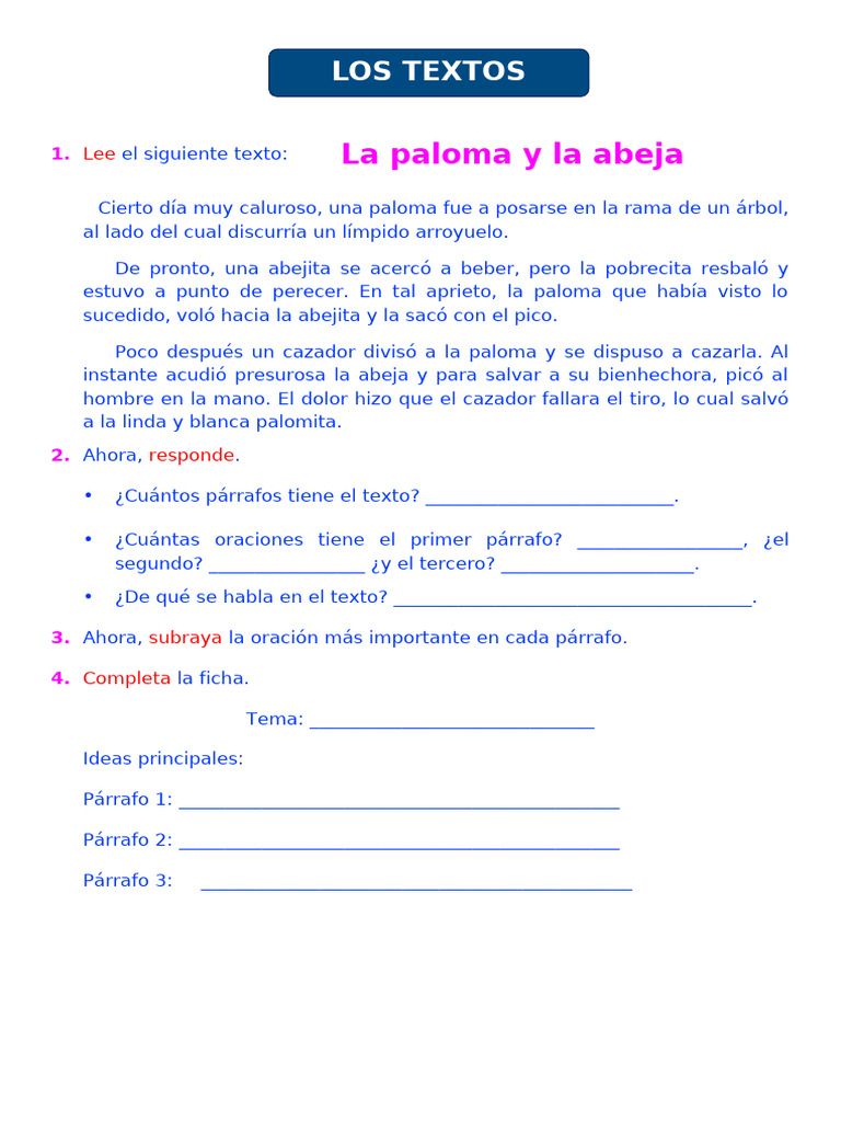 Los-Textos-para-Tercer-Grado-de-Primaria | PDF