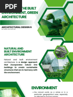 Natural vs Built Environment Overview | PDF | Wetland | Natural Environment