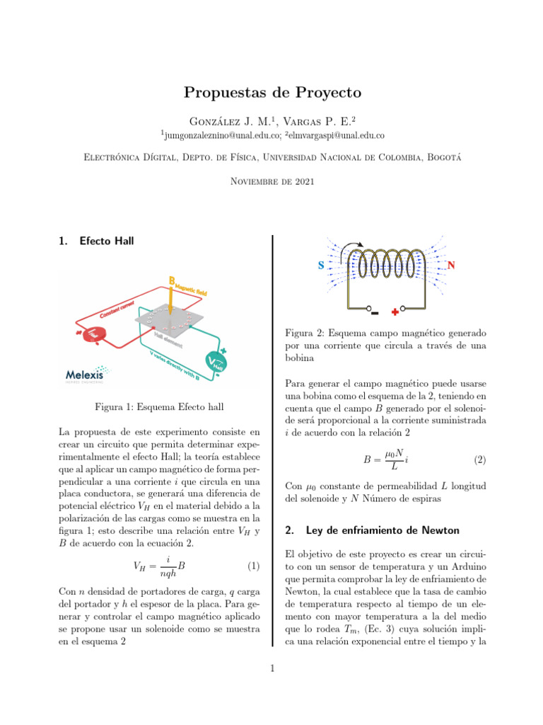 Proyecto ED | PDF | Corriente eléctrica | Inductor