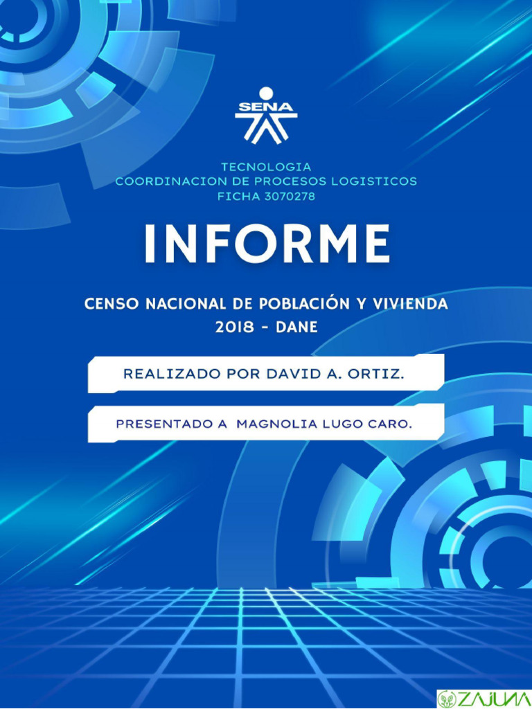 Informe Dane | PDF | Censo | Población