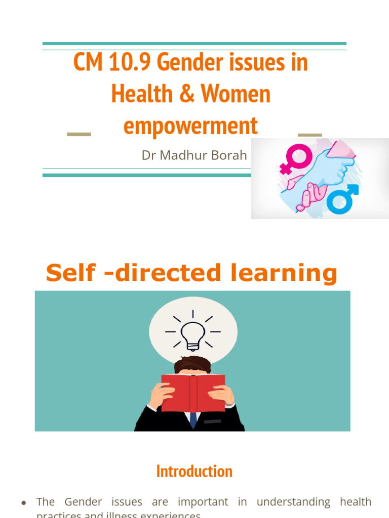 Gender Issues in Health and Empowerment | PDF | Gender | Gender Studies