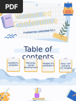 Student-Led Conference Template | PDF