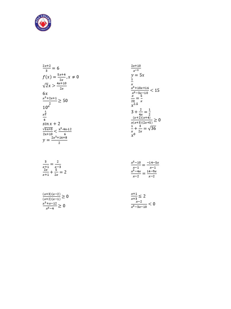Genmath Module 2 Activity 1 | PDF | Mathematics | Mathematical Objects